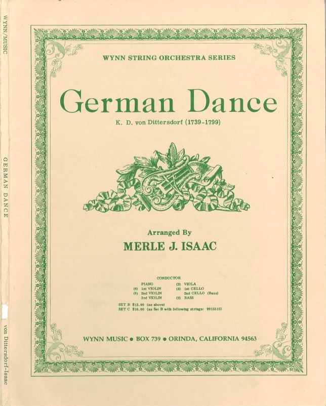 Merle J. Isaac String Orchestra Scores - VanderCook College of Music